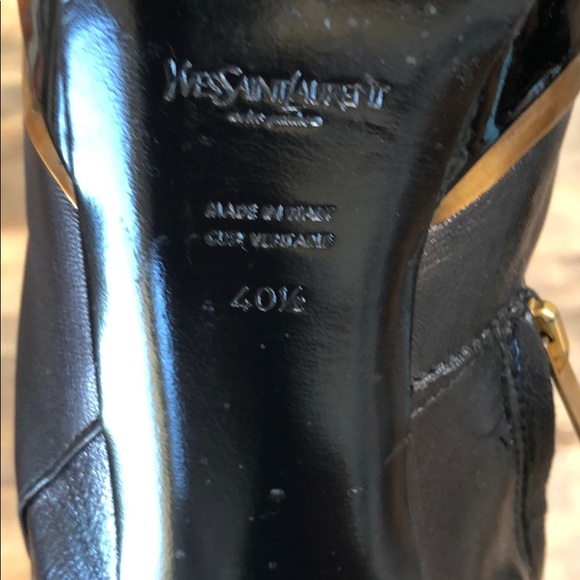 Yves Saint Laurent | Shoes | Ysl Leather Boot W Platform Host Pick ...